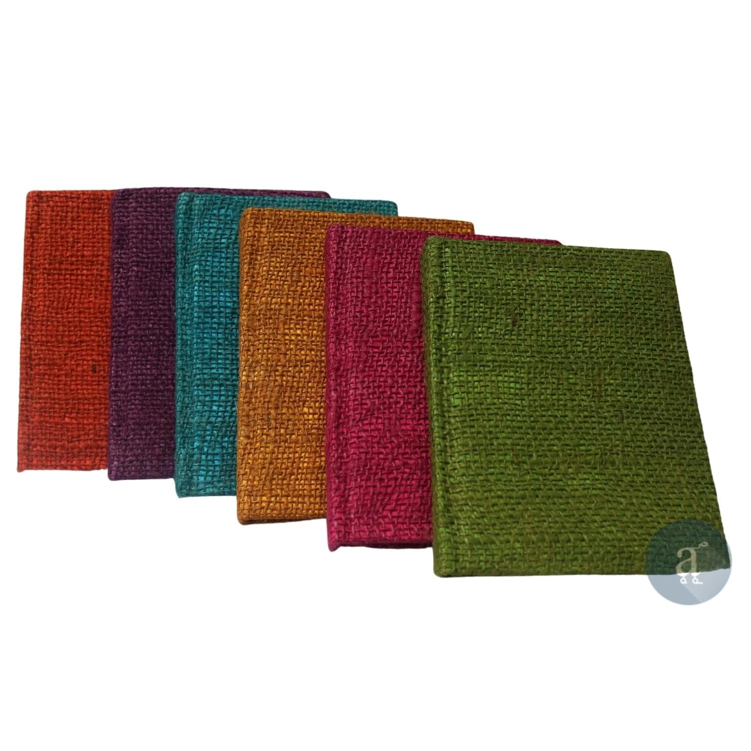 Jute Diary - Set of 6 | Perosnal Journal Organizer Notebook