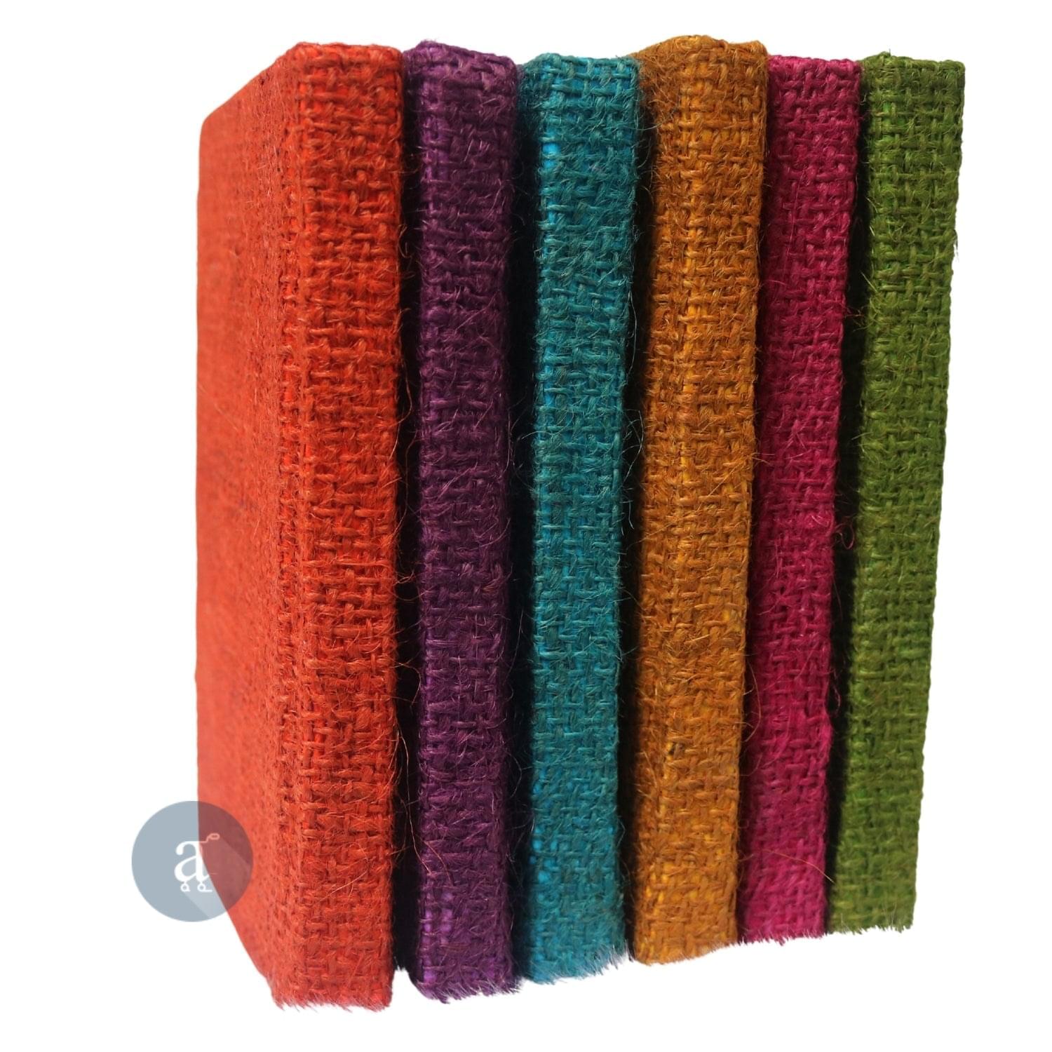 Jute Diary - Set of 6 | Perosnal Journal Organizer Notebook